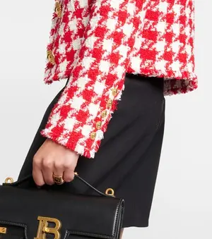 Balmain Houndstooth Tweed Jacket