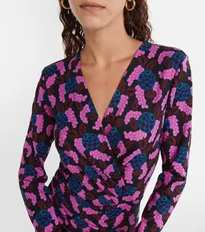 Diane Von Furstenberg Ursula Printed Jersey Jumpsuit