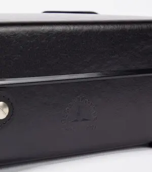 GLOBE-TROTTER Centenary Leather-trimmed Watch Case