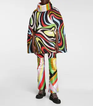 Emilio Pucci X Fusalp Marmo Poncho
