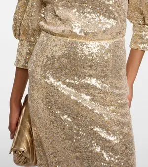 Dorothee Schumacher Sequined Midi Skirt
