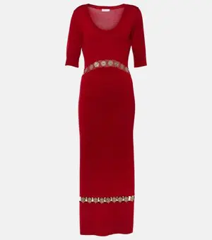 Rabanne Wool-blend Maxi Dress