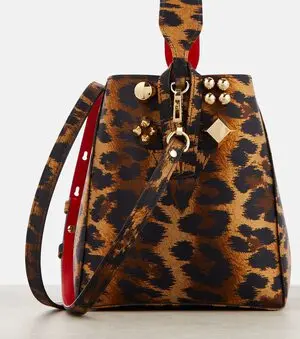 CHRISTIAN LOUBOUTIN Cabachic Mini Bucket Bag - Multicoloured