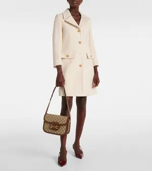 Gucci Horsebit 1955 Gg Shoulder Bag
