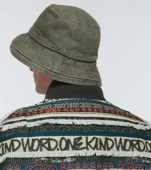 Sacai Denim Bucket Hat