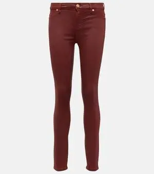 7 For All Mankind High-rise Skinny Jeans