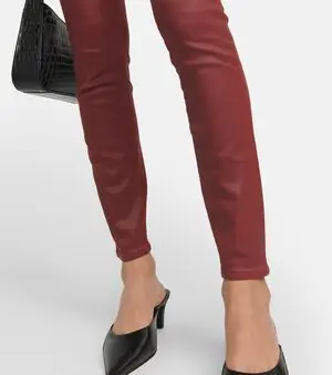 7 For All Mankind High-rise Skinny Jeans