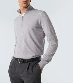 Zegna Wool Half-zip Sweater