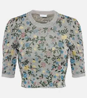 Rabanne Floral Jacquard Sweater