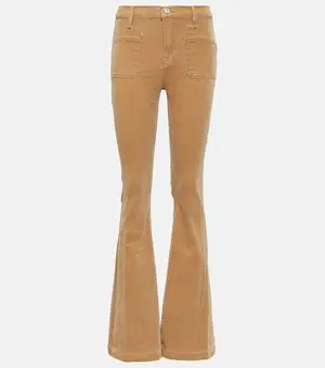 Frame Mid Rise Pants For Women