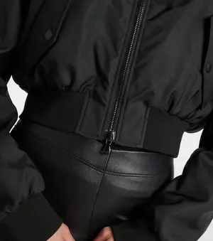 Wardrobe.NYC Cropped Bomber Jacket