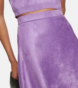 Alaïa Velvet Mini Skirt