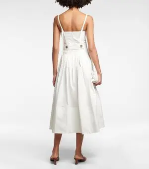 Proenza Schouler Cotton-blend Midi Dress
