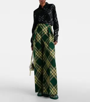 Burberry Check Ankle Boots
