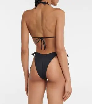 REINA OLGA Susan Embellished Bikini Bottoms
