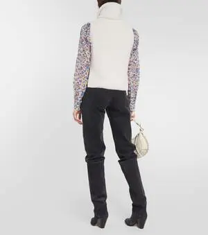 MARANT ETOILE Milie High-neck Sweater Vest - White