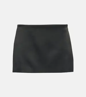 Khaite Jett Crepe Miniskirt