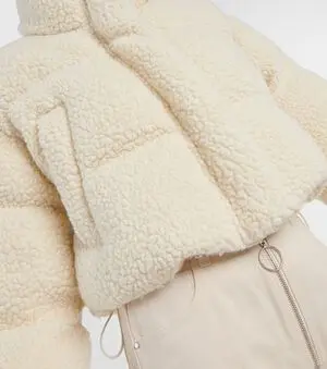 Cordova Cropped Wool-blend Puffer Jacket - Neutrals