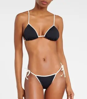Marysia Bianco Triangle Bikini Bottoms