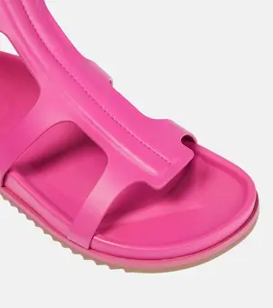 Rick Owens Rubber Gladiator Sandals