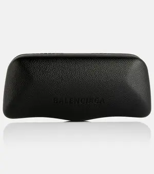 Balenciaga Dynasty Rectangular Sunglasses - Black