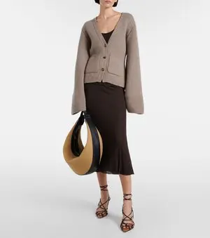 Khaite Augustina Canvas Tote Bag - Beige