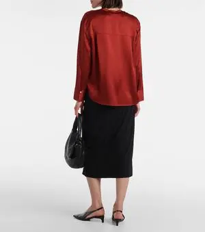 Vince Silk Blouse