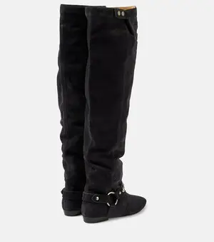 Isabel Marant Étoile Suede Over-the-knee Boots