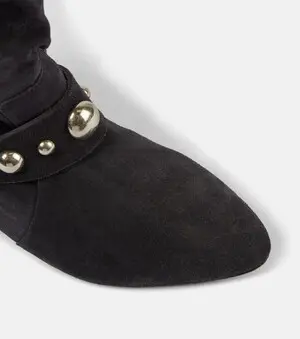 Isabel Marant Étoile Suede Over-the-knee Boots - Black