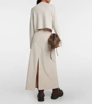 Brunello Cucinelli Cotton Corduroy Maxi Skirt