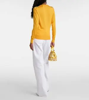 Dolce & Gabbana Majolica Silk Sweater