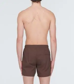 JIL SANDER Swim Trunks - Brown