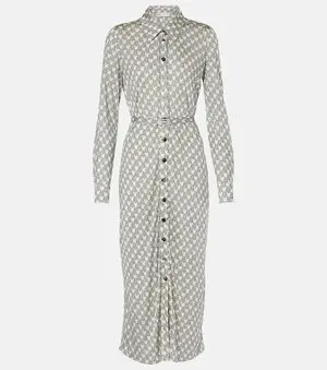 Tory Burch Printed Zebra Shirt Dress