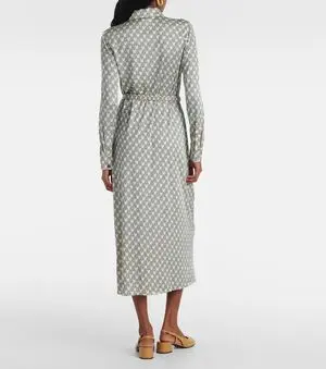 Tory Burch Printed Zebra Shirt Dress