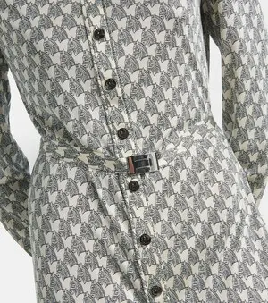 Tory Burch Printed Zebra Shirt Dress