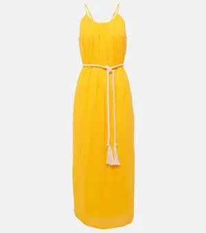 Velvet By Graham & Spencer Lorelei Cotton Maxi Dress - Yellow