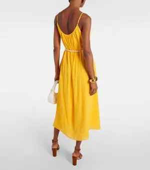 Velvet By Graham & Spencer Lorelei Cotton Maxi Dress - Yellow
