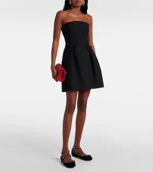 Valentino Garavani Rockstud Velvet Ballet Flats - Black