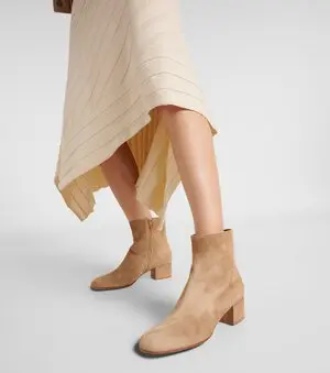 GIANVITO ROSSI 45 Suede Ankle Boots