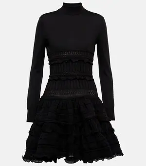 Alaïa Crinoline Wool Minidress