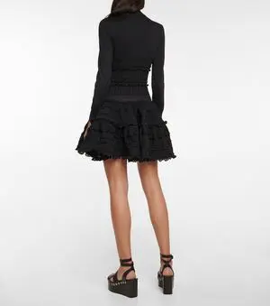Alaïa Crinoline Wool Minidress
