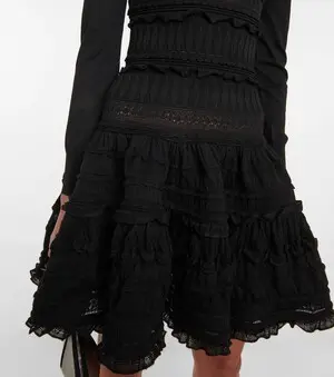 Alaïa Crinoline Wool Minidress