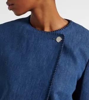 Gabriela Hearst Cotton And Linen Jacket