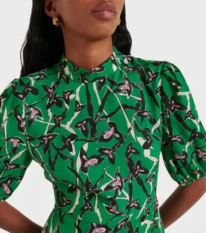 Diane Von Furstenberg Stephen Jersey Midi Dress