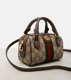 Gucci Ophidia Mini Gg Canvas Crossbody Bag