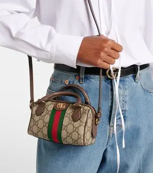 Gucci Ophidia Mini Gg Canvas Crossbody Bag