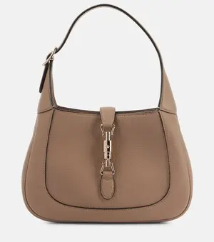 Gucci Jackie 1961 Small Leather Shoulder Bag - Beige