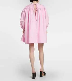 PATOU Cotton Poplin Mini Dress