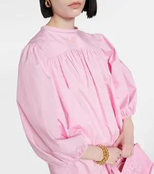 PATOU Cotton Poplin Mini Dress