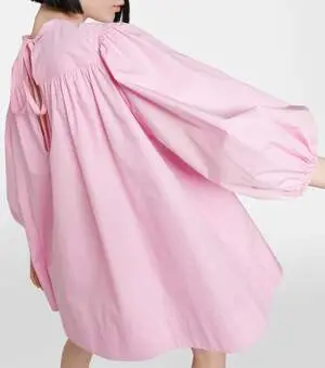 PATOU Cotton Poplin Mini Dress